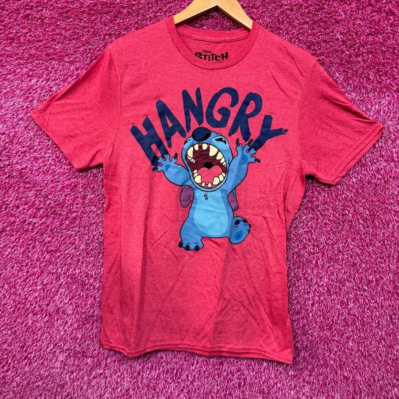 Disney | Shirts | Stitch Hangry Disney Animated Movie Lilo Stitch Tee M ...